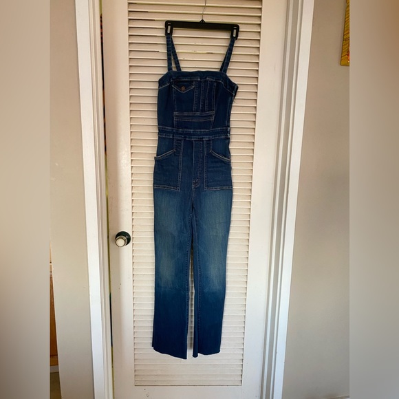 MOTHER | Jeans | Mother Stretchy Denim Overalls | Poshmark